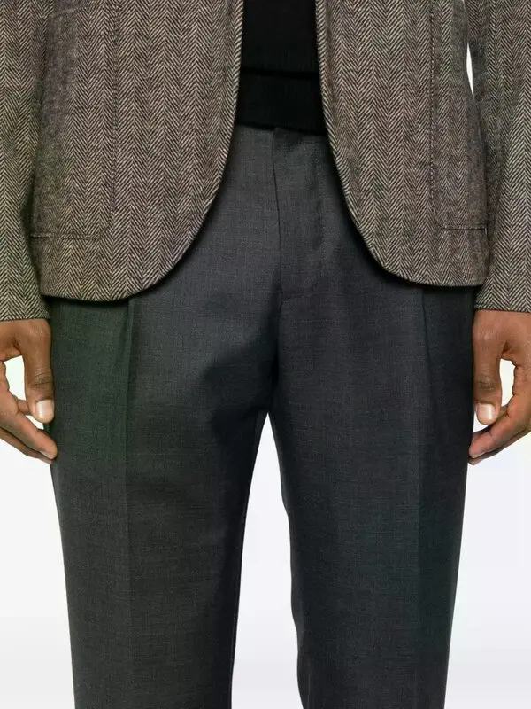PT TORINO Pleated Wool Trousers