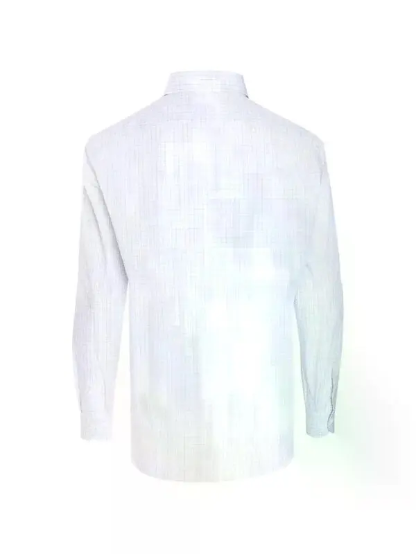 LUIGI BORRELLI Long-sleeve Check-pattern Shirt