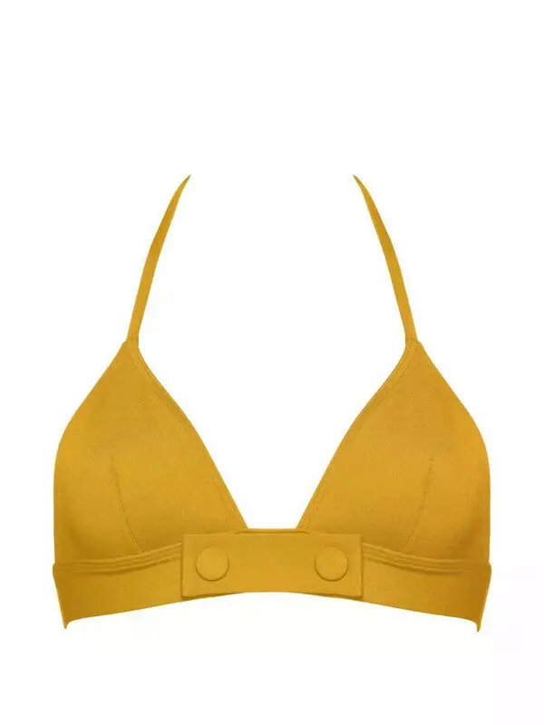 ERES Triangle-cup Bikini Top - Yellow