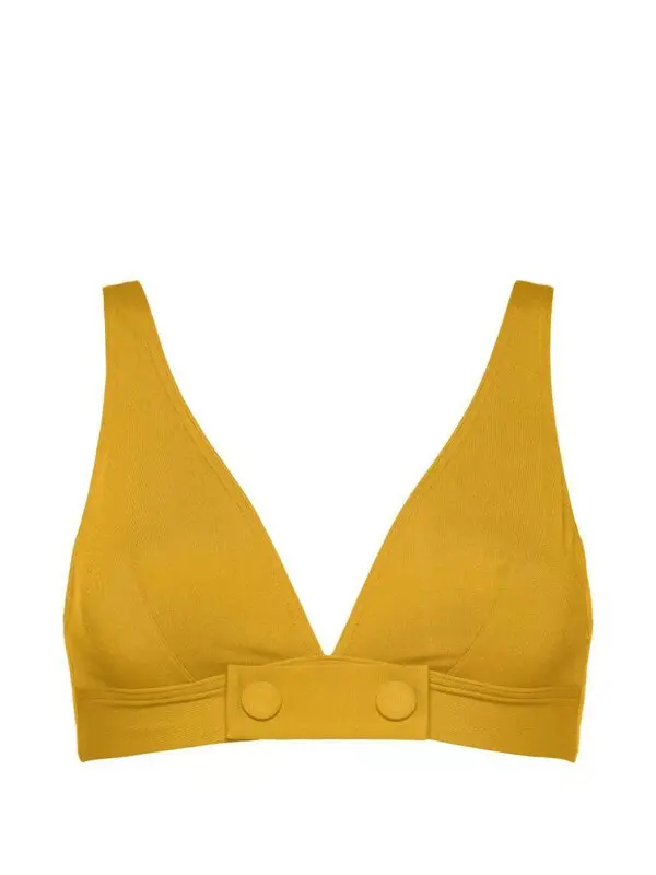 ERES Triangle-cup Bikini Top - Yellow