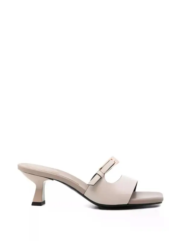 DONNARÌ Buckle Leather Sandals