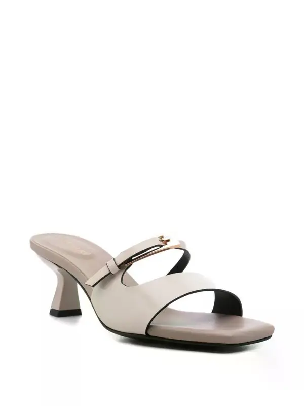 DONNARÌ Buckle Leather Sandals