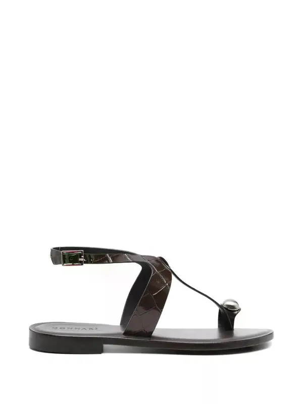 DONNARÌ Toe-ring T-strap Sandals
