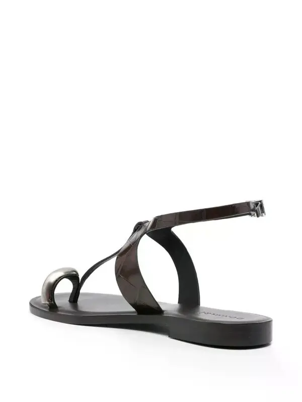 DONNARÌ Toe-ring T-strap Sandals
