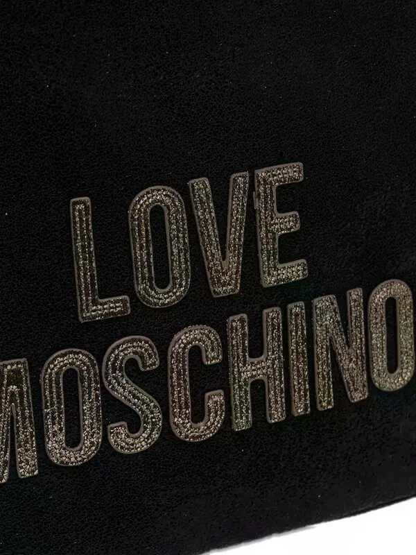 Moschino Embellished Lettering Tote