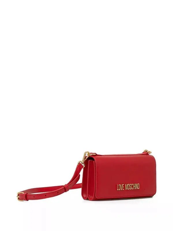 Moschino Logo-lettering Crossbody Bag - Red