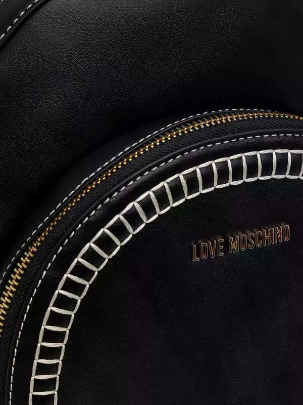 Moschino Logo Detail Top Handle Backpack