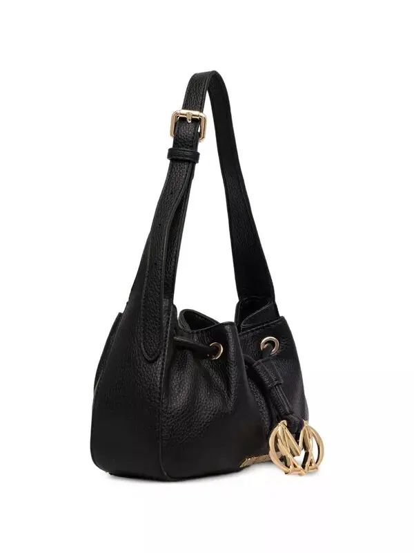 Moschino Logo-plaque Shoulder Bag - Black