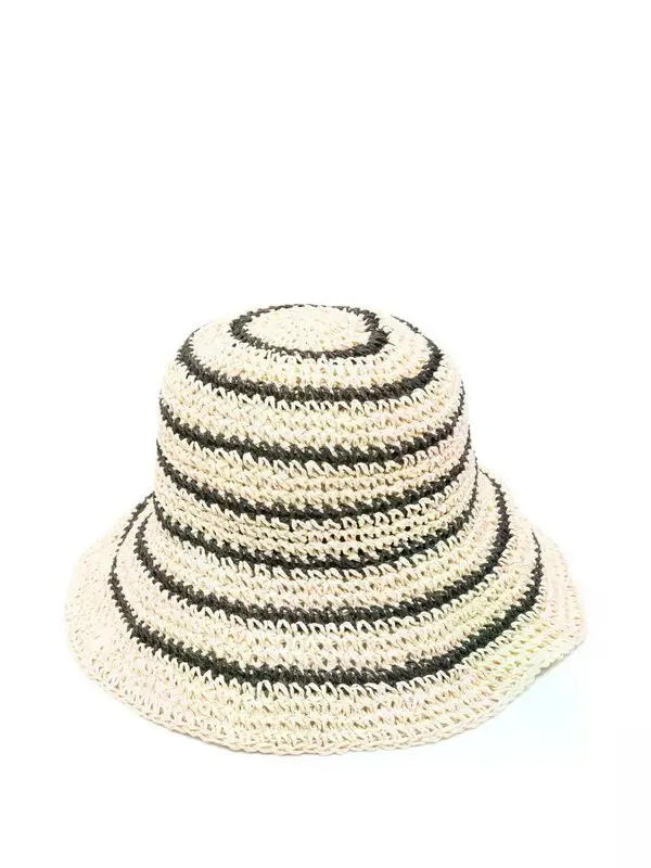 BY MALENE BIRGER Striped Sun Hat - Neutrals