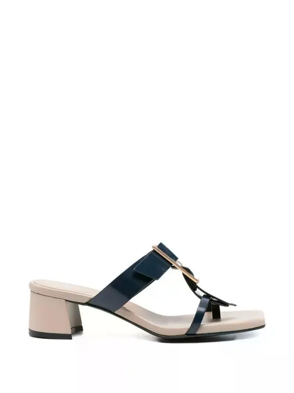 DONNARÌ Buckle Leather Sandals