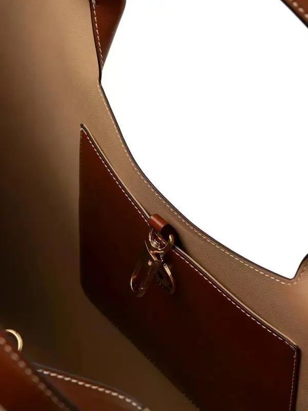 Moschino Logo-applique Tote Bag - Brown