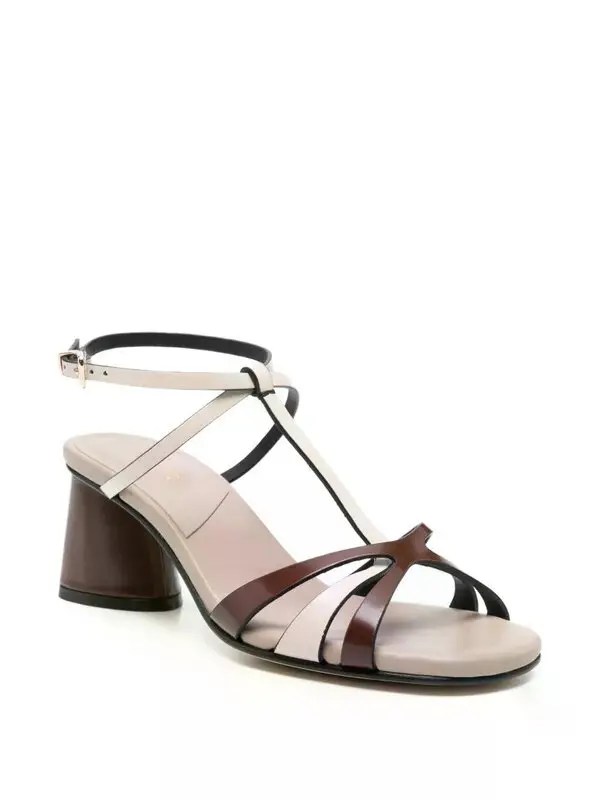 DONNARÌ Leather Strappy Sandals