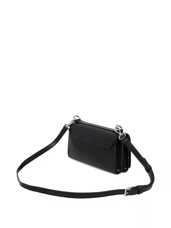 Moschino Logo-plaque Cross Body Bag - Black