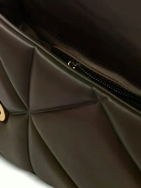 Moschino Quilted Top-handle Tote Bag - Brown
