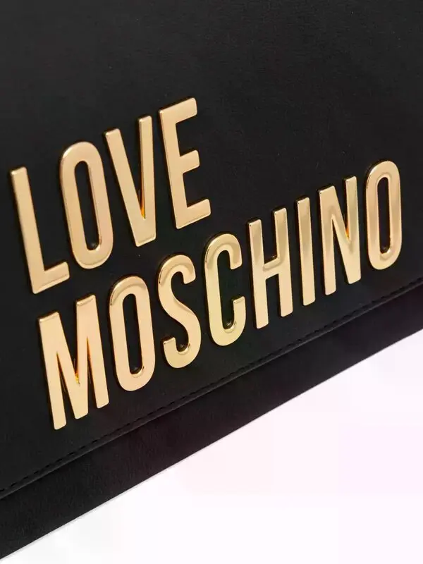 Moschino Chain-strap Top Handle Tote Bag - Black