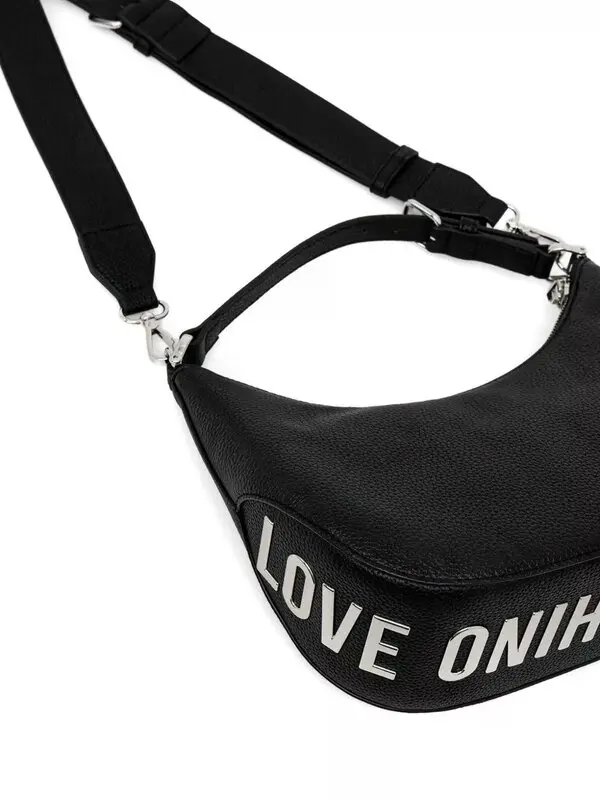 Moschino Logo-lettering Cross Body Bag - Black