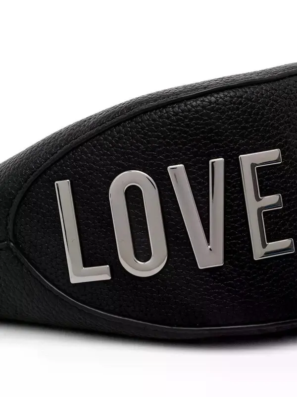 Moschino Logo-lettering Cross Body Bag - Black