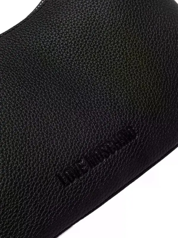 Moschino Logo-lettering Cross Body Bag - Black