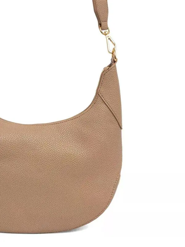 Moschino Grained Adjustable Shoulder Bag - Neutrals