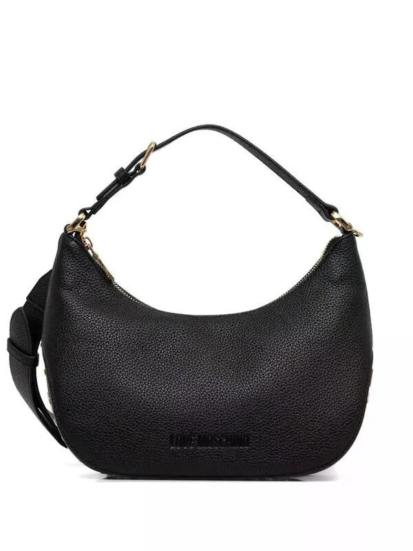 Moschino Logo-lettering Cross Body Bag - Black