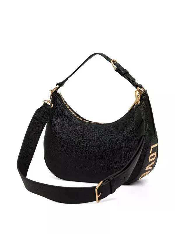 Moschino Logo-lettering Cross Body Bag - Black