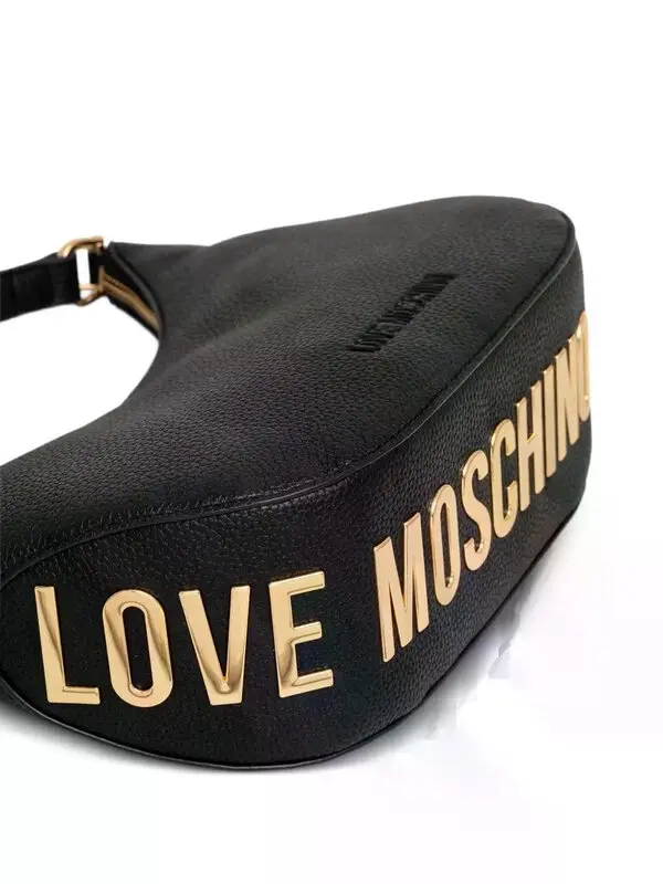 Moschino Logo-lettering Cross Body Bag - Black