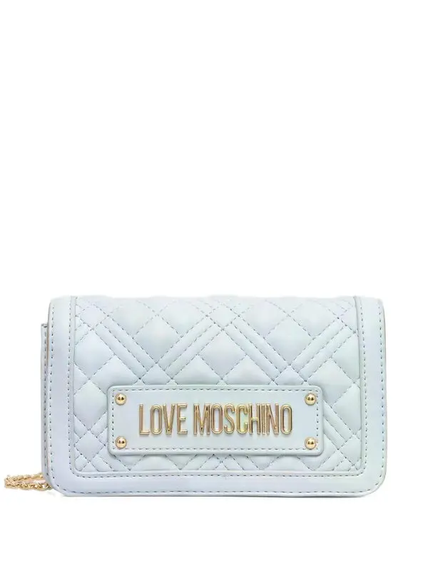 Moschino Quilted Cross Body Bag - Blue