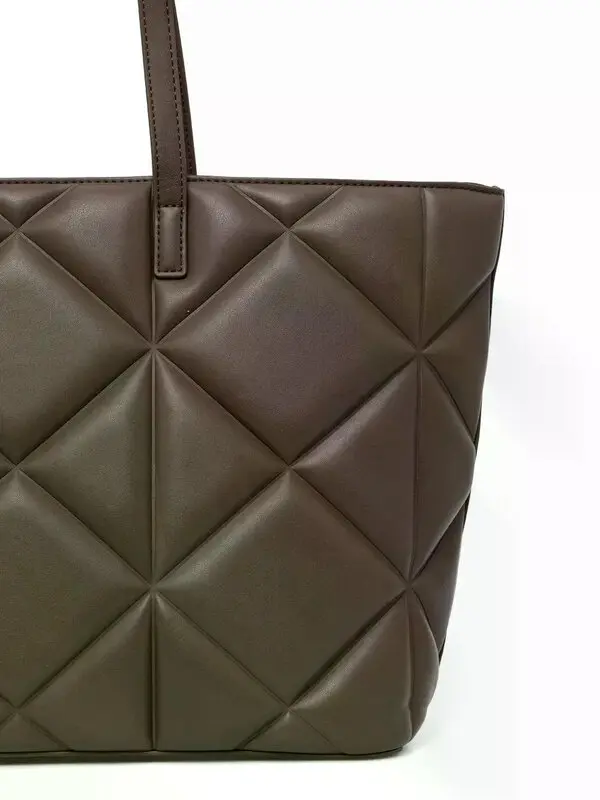 Moschino Quilted Logo-detail Tote
