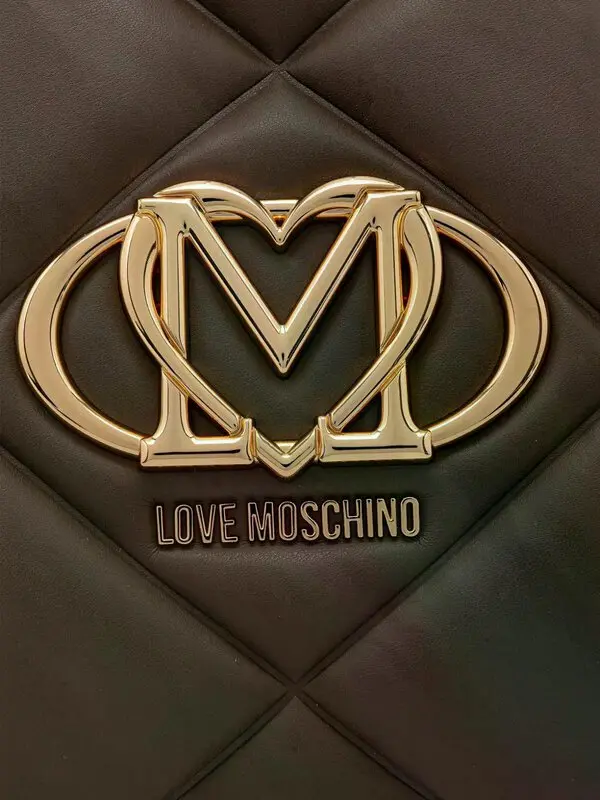 Moschino Quilted Logo-detail Tote