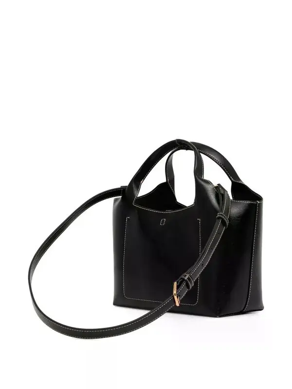 Moschino Logo-plaque Top Tote - Black