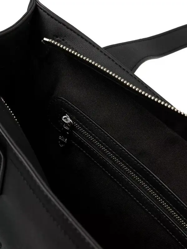 Moschino Embossed Logo Tote Bag - Black