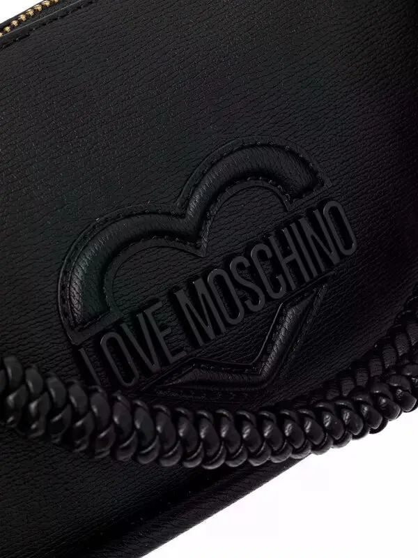 Moschino Braided-handle Tote Bag