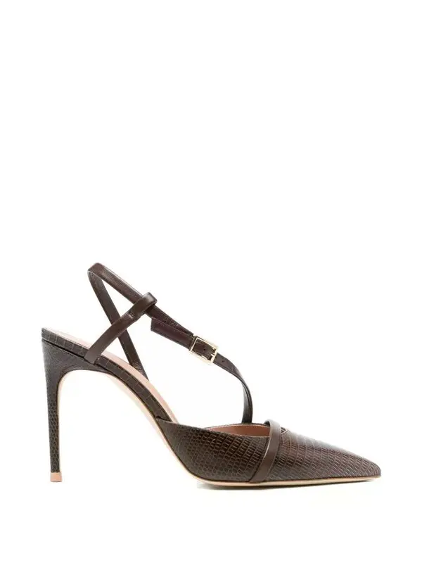 MALONE SOULIERS Point-toe Strappy Pumps