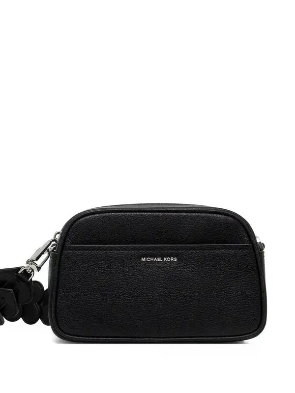 Michael Kors Leather Cross Body Bag - Black