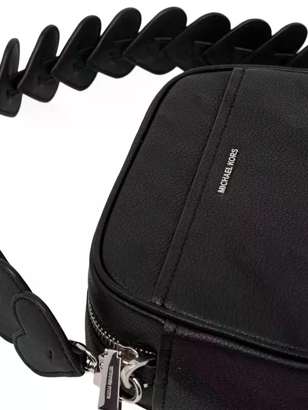 Michael Kors Leather Cross Body Bag - Black