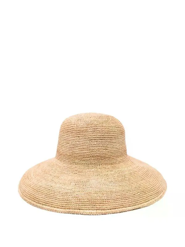 IBELIV Woven Fedora Hat - Neutrals