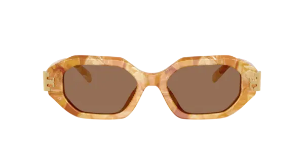 Tory Burch Octagon Sunglasses - Brown