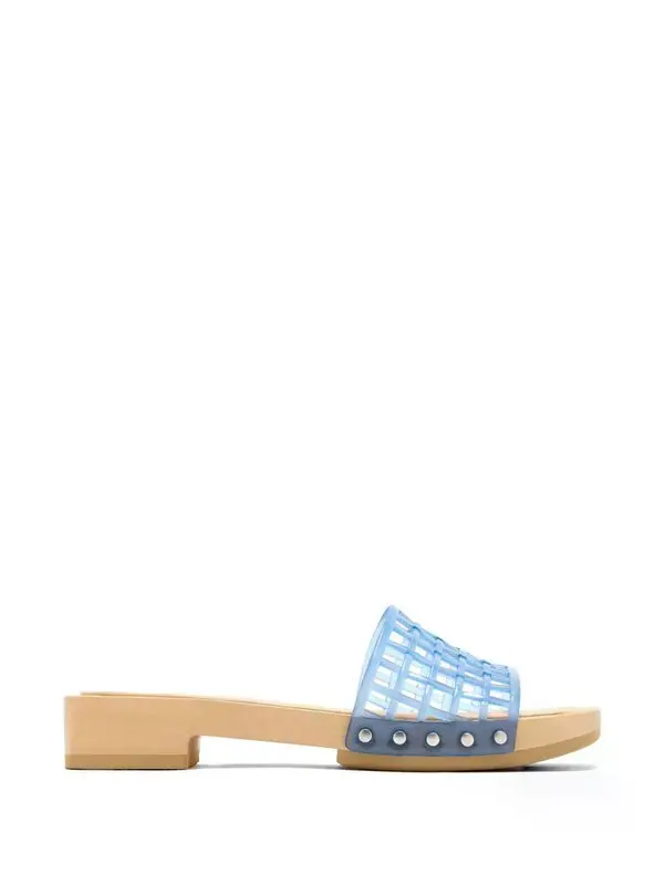 Vince Barbara Jelly Studs Sandals - White