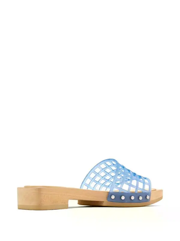 Vince Barbara Jelly Studded Sandals - White