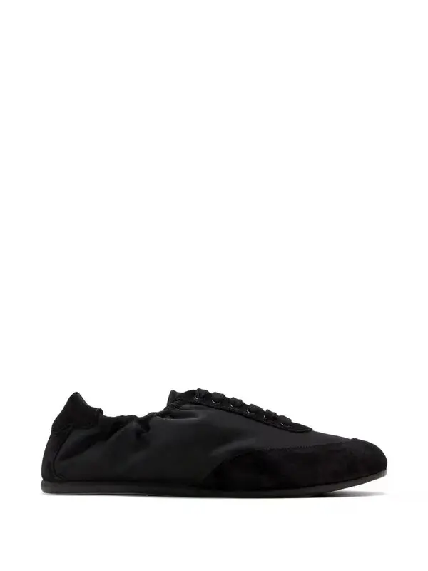 Staud Joey Suede-panelled Sneakers