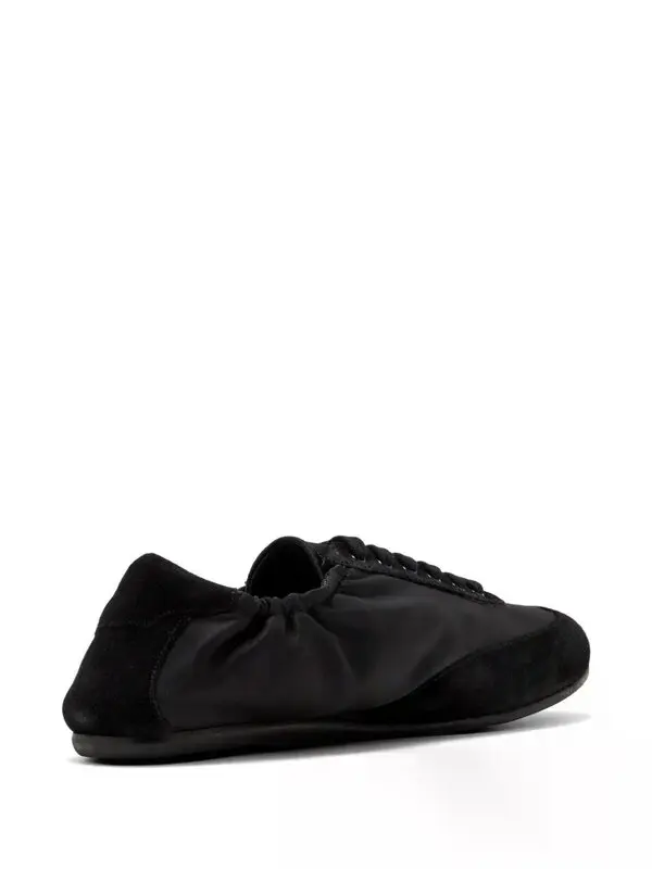 Staud Joey Suede-panelled Sneakers