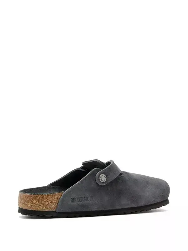 BIRKENSTOCK Buckle-strap Slippers - Grey