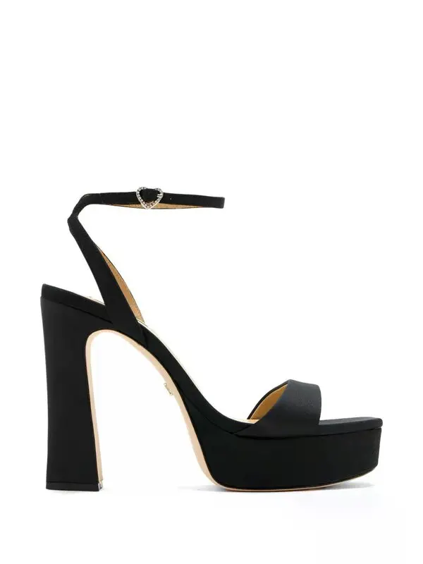 Badgley Mischka Caia Platform-heel Ankle-strap Sandals - Black