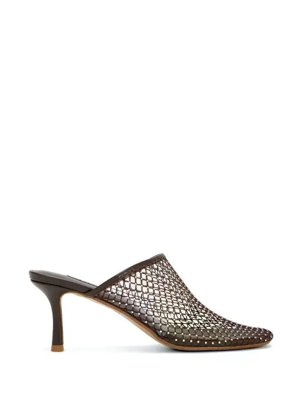 Senso Pam Crystal-embellishment Mules - Brown
