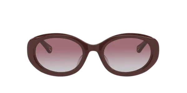 Chloé Oval Sunglasses - Grey Gradient