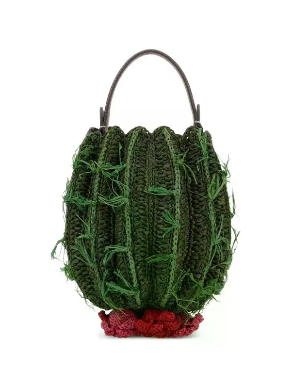 ANYA HINDMARCH Cactus Raffia Tote Bag