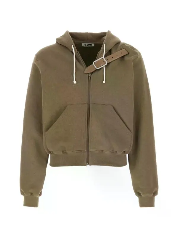 MAGLIANO Zip Belt Hoodie - Brown