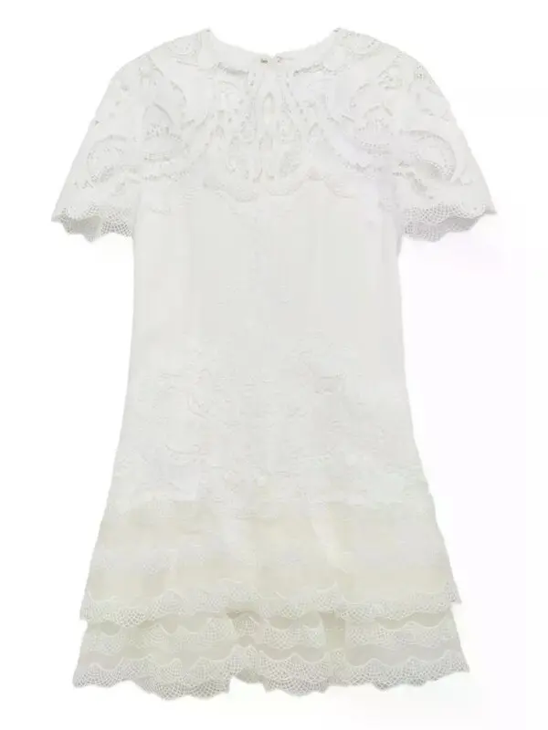 Simkhai Paislee Lace-detail Mini Dress - White