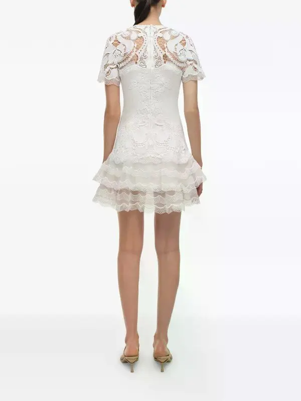 Simkhai Paislee Lace-detail Mini Dress - White