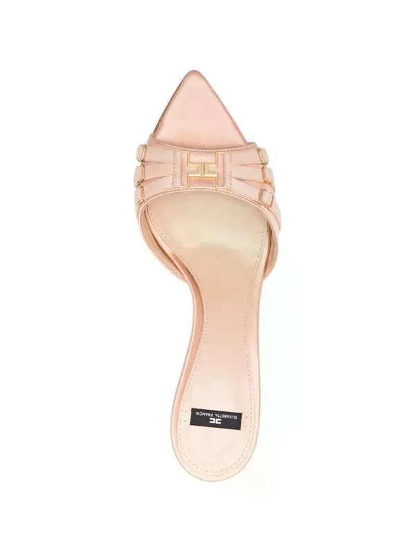 Elisabetta Franchi Interwoven Buckle Detail Sandals